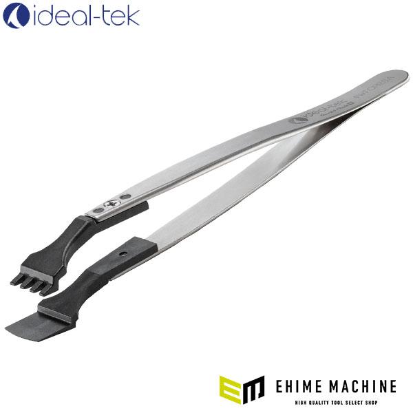 WAFER用です。100mmまでの平らな部品をしっかりと保持する必要がある繊細な用途に適しています。本体は耐酸性・非磁性(80%)・耐腐食性・耐薬品性に優れています。先端チップはカーボンナノPEEKで非常に硬く高い引張強度と曲げ強度を持ち耐...