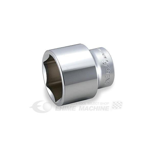 スタンダードタイプの対辺六角形状です。差し込み後、トルクをかけてもナメにくくなっています。用途：ボルト・ナットの締付け・緩め作業用。【仕様】差込角(mm)：19.0対辺寸法(mm)：30全長(mm)：56対辺形状：6角対辺(mm)：30質量...