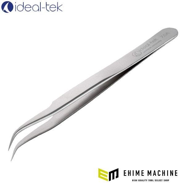 耐酸性・非磁性(80%)・耐薬品性に優れており医療関係や研究施設を始め、電子・時計製造などの精密作業に使用できます。7型精密ピンセットは、視認性を確保しながら部品をしっかりと保持する必要がある用途に適しています。　【仕様】型番：7形状：曲(...