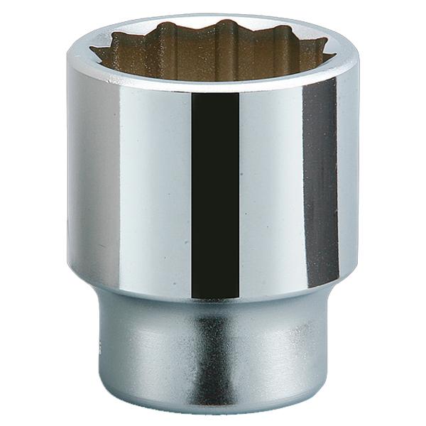 KTC（京都機械工具）のボルト・ナットに差し込みやすい十二角タイプのソケットです。 ボルト・ナットを完全に抱き込むボックス形状のため、滑ったり外れたりしにくく、大きなトルクを出すことができます。  【仕様・規格】 材質：鉄 全長：65ｍｍ ...