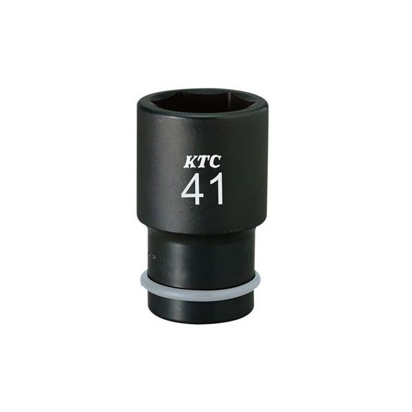 差込角19.0sq.のインパクト用ディープソケット、サイズ41mm。深穴や突き出たボルトの締緩に。KTCのインパクトディープソケットBP6L-41TPです。差込角19.0mm(19.0sq.)(3/4)のインパクトレンチ(電動・エア)用六角...