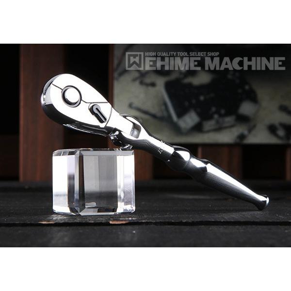 狭い箇所で威力を発揮する6.3sq.シリーズ。自動車内装脱着作業や、オーディオの取り付け、バイクメンテナンスに最適です！■型式：BR2F ■メーカー：KTC ■送り角度：10° ■差込角：6.3sq.（1/4）