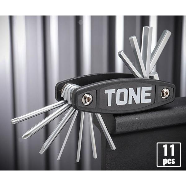 メンテナンスに必要なツール11種類をセット小型で携帯に便利です。用途：トルクスねじ類の締付け・緩め作業用です。【仕様】セット内容(本)：11セット内容：ヘキサゴン2、2.5、3、4、5、6、8、トルクスT25、ドライバー[+]No.2、[-...