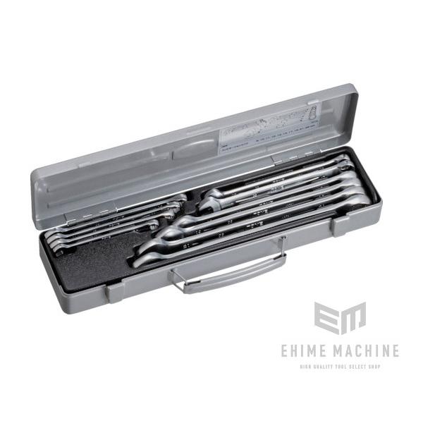 グッドデザイン賞受賞品です。モデルチェンジで、さらに使いやすくなった手に馴染む柔らかい曲線デザインです。スパナのスピードとめがねレンチの強さを兼ね備えており、仮締めをスパナ側で、本締めはめがね側でというように1本2役の機能工具です。めがね部...