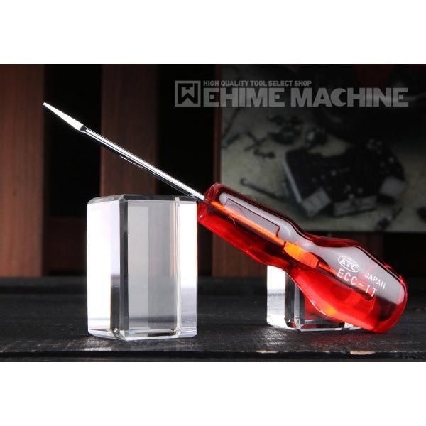 KTCの自動車整備専用工具。コネクターターミナルの取り外し専用工具です。取扱いが容易で楽に取外すことができる専用ツールです。手が入らない狭い場所でも、楽に作業ができます。部品にキズを付けずに取り外すことができます。■型式：ECC-1T■メー...