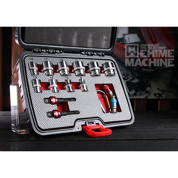 建築・足場・土木・電設・配管工事などに最適。電気・充電ドライバーで効率よく作業できます。スプラインソケットを付属の電動アダプターに装着すると電ドル用ソケットに早変わり！ソケット脱落を防ぐロック式を採用。簡単ワンタッチでソケットを素早く交換で...