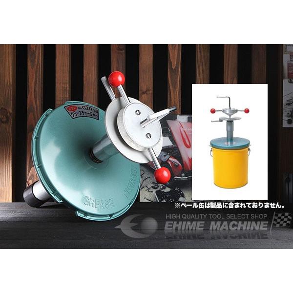 各種自動車の点検、整備時のハブベアリングへのグリースチャージ用機器。（16kgペール缶用）ベアリングをアッパー・ロアコーンでロック（固定）するため、コーンとベアリングの隙間からグリースが出るのを防ぎます。自動車（軽自動車から大型車まで）や建...