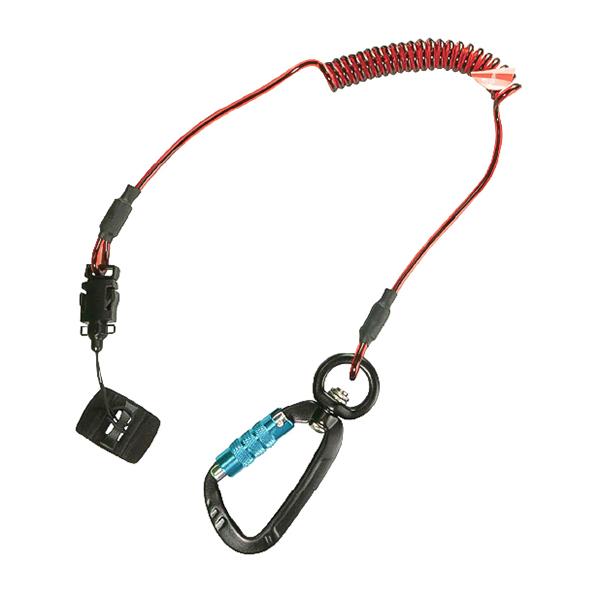 コイル状Eストラップ ポリクリップ付  ■ストラップで固定することが難しい製品の落下防止策となり、PU加工のコイルが付属することによって使用時以外に邪魔にならないよう工夫されています ■シール式のEキャッチで、スマホなどにも取り付けることが...