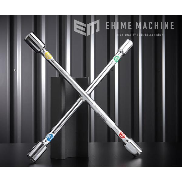 強度のある大型用インパクト用ソケットなどで有名なFPC。大型トラック等のタイヤサービス工場では、インパクト用ソケットをご注文頂く場合、FPC製を指定されるほど耐久性に定評があります！そのFPCが作った、本気のアルミホイール用十字レンチ！『H...