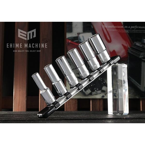 ソケットの取り外しが容易なアルミタイプのソケットホルダで作業効率がアップします。ねじ穴付で壁掛け、デスク固定が可能です。産業機械・自動車などの整備に必要な工具を厳選したセットです。用途：ボルト・ナットの締付け・緩め作業用。【仕様】差込角(m...