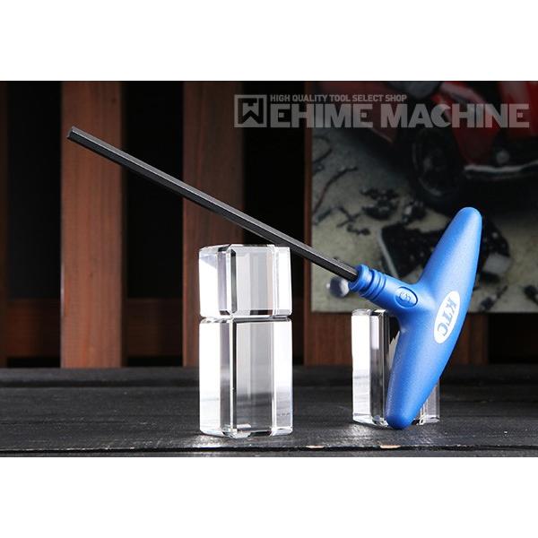 奥深い個所に取付けてある六角穴付ボルトの脱着に便利です。T形ハンドルで早回し作業に適しています。■型式：HT10-5■メーカー：KTC■サイズ：5mm