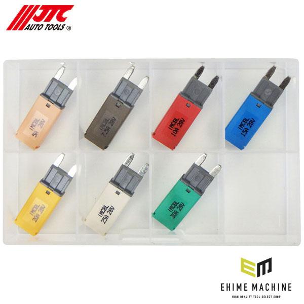 「ヒューズがすぐ切れるトラブル」に素早く対応できる、ミニ(ATM)・低背ヒューズ用リセット式ブレーカーヒューズセットです。【特長】・ミニ(ATM)／低背ヒューズ用「リセット式ブレーカーヒューズセット」・各種50A対応の破壊電流で、過電流時に...