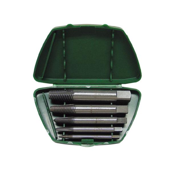 ●対応ボルトサイズ(mm)：4-20●対応ボルトサイズ(”)：1/8-3/4●重量(kg)：0.11●プラスチックケース入です。●セット品：スクリューエキストラクター(49-T-1・2・3・4・5)