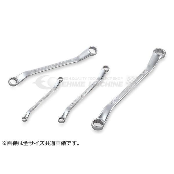 柄部の曲がり角度が45°になっていますので、周辺の障害物を避けて作業ができます。【仕様】対辺寸法(mm)：24×27全長(mm)：350質量：440g材質／仕上：構造用鋼表面処理：メッキ処理メーカー名：TONE（トネ）メーカー品番：M45-...