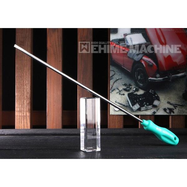 細軸のロングタイプはキャブ調整等に便利です。軸の材質はS55Cです。■型式：MDDZ-400■メーカー：KTC（京都機械工具株式会社）■全長：383mm■重量：90g