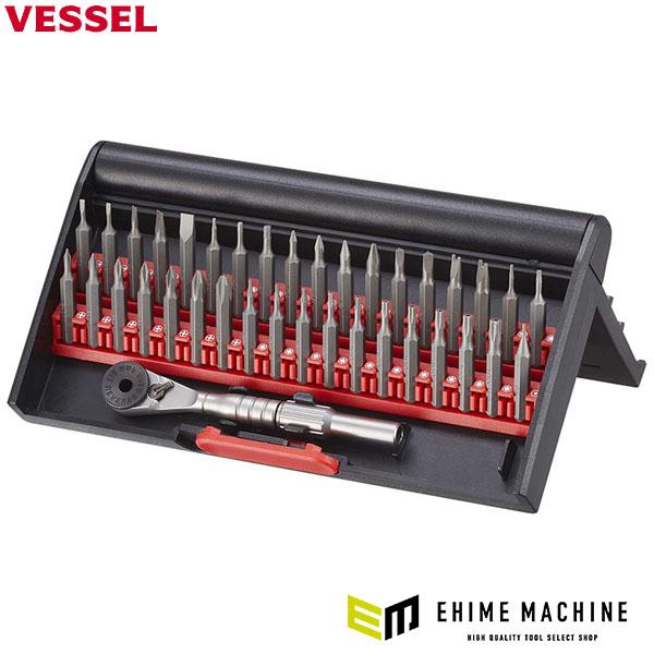 小ネジ作業のイライラを減らす「超精密ミニラチェット+精密ビット36本」のオールインワンセットです。【特長】・52ギア精密ミニラチェットで細かな送りがしやすい・指先で早回しできるダイヤル付き・ビット交換はマグネット式・ラチェット/エクステンシ...