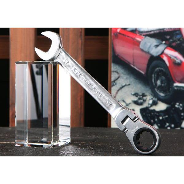 ネコポス発送の場合※お届け日時指定はご利用頂けません※代金引換でのご利用は頂けません※ただし通常品(ネコポス対象外の商品)と買い合わせた場合は、上記の限りではございませんKTCのこだわりを詰め込んだ、NEWラチェットコンビネーションレンチ誕...