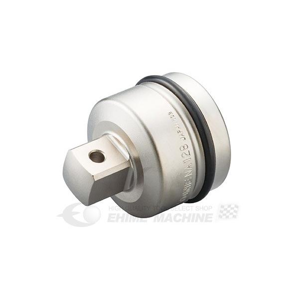 インパクトレンチなどの動力工具用のソケットアダプターです。着脱の際にOリングを一旦溝に仮置きすることで作業性を向上させています。用途：ボルト・ナットの締付け・緩め作業用。【仕様】差込角凹(mm)：38.1差込角凸(mm)：25.4全長(mm...