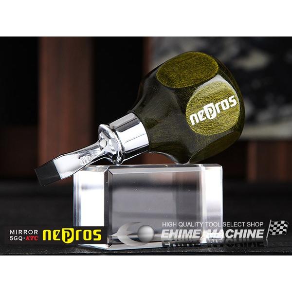 KTCのものづくりの粋を集めた最高傑作！日本製高級ハンドツール「nepros」回しやすく力を加えやすい、手になじむ木柄ドライバー。グリップは流線形状で今までにない美しく独創的なフォルムです。■型式：ND3MS-06■メーカー：NEPROS（...