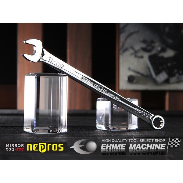 スタンダードタイプより全長が長いため、より軽い力で作業できます。めがね側口径部は応力の集中を防ぐことでボルト・ナットのエッジを傷めにくくし、より確実な締め付け・緩め作業が行えるパワーフィット形状を採用。スパナ側ヘッド部は幅を極力小さく、力の...