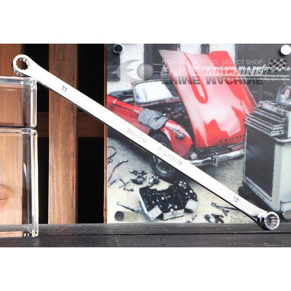 狭く奥深い所でも作業性抜群な、ストレートタイプの超ロングめがねレンチです！超ロングタイプでこの価格！コストパフォーマンスにも優れた、お勧め商品です。■型式：P-LM1113■メーカー：ProAuto（プロオート/スエカゲツール株式会社）■サ...