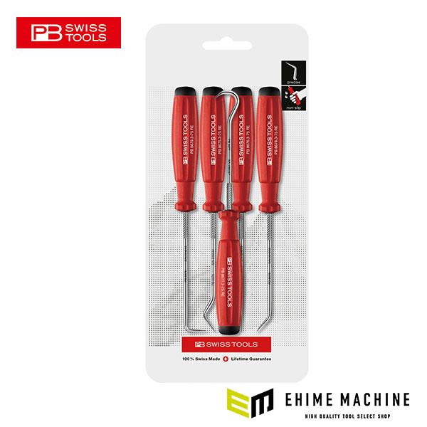 軸根元にローレット加工を施しています。先端が他社に比べて丸みを帯びており、対象物に傷がつき難い工夫もされています。グリップは油のついた手でも滑らないスイスグリップです。パック入りです。【セット内容/付属品】ピックツール(8675・8676・...