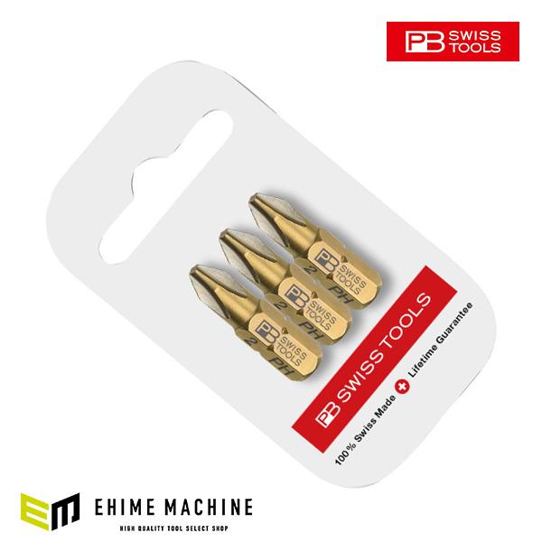 強度と精度に優れた差込角1/4”(6.35mm)のプラスビットです。CNパック入りです。【仕様】C6.190/2CN2入数(本)：3差込角(”HEX)：1/4(6.3mm)サイズ：#2全長(mm)：25質量(g)：17メーカー名：PB Sw...