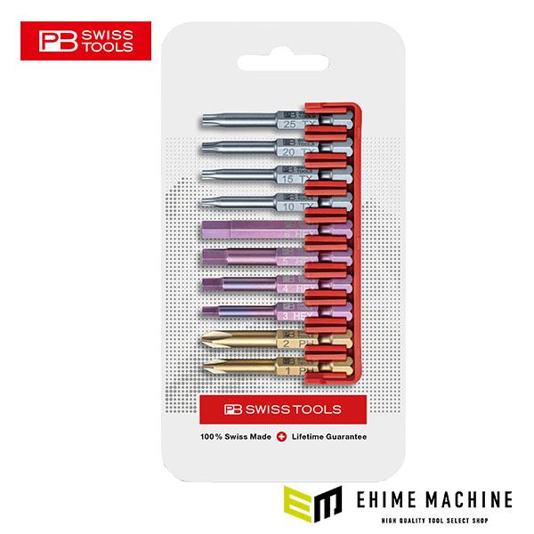 強度と精度に優れた差込角1/4”(6.35mm)の段付きビットのセットです。【セット内容/付属品】ヘクスローブビット(T10・15・20・25)、プラスビット(#1・2)、六角ビット(3・4・5・6)、ビットホルダーメーカー名：PB Swi...