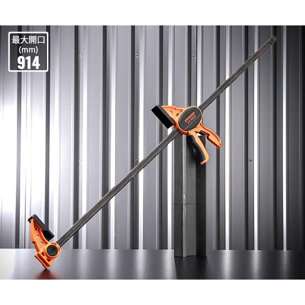 ●ジョー開口(mm)：914●ジョー深さ(mm)：86●クランプ力(N)：1330●サイズ(mm)：W900×D50×H300●ミディアム/スプレッダークランプ。