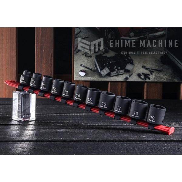 インパクトショートソケットの11点セットです。■型式：PSIM311HS■メーカー：Pro-Auto(プロオート/スエカゲツール株式会社)■差込角：9.5mm■重量(kg)：0.5■セット内容(サイズ)：8, 10, 11, 12, 13,...