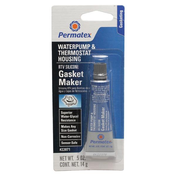 Permatex（パーマテックス）のウォーターポンプ＆サーモス用RTVシリコン！  ウォーターポンプ専用タイプになります。  ウォーターポンプ、サーモスタットハウジングなどのシールに最適です！  【仕様・規格】 ●メーカー：Permatex...