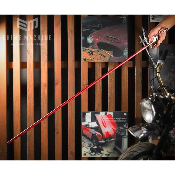 超ロング横噴出しエアーガン！穴の間隔は圧力・風圧が変化しない10mm間隔の5穴にしております。狭い場所や広範囲のホコリやごみを効率的にクリーニングすることができます。ノズル長が約600mmのロングノズルを採用していることにより、届きにくかっ...