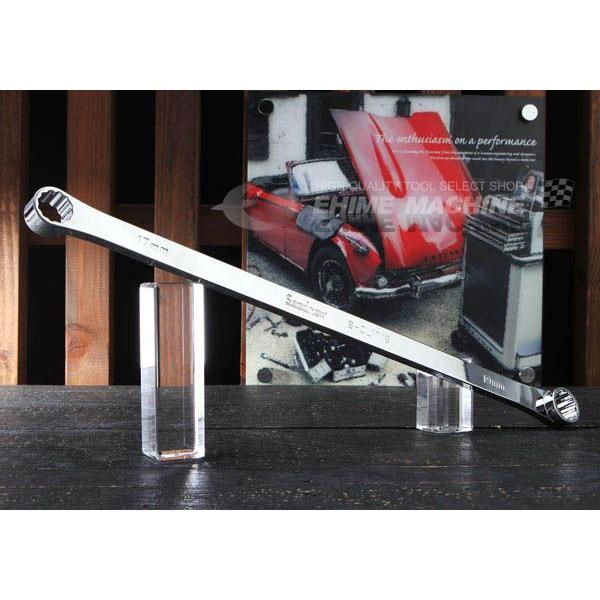 狭く奥深い所でも作業性抜群な、ストレートタイプの超ロングめがねレンチがSEEDNEWから登場！超ロングタイプでこの価格！コストパフォーマンスにも優れた、お勧め商品です。■型式：S-CL1719■メーカー：SEEDNEW■サイズ：17x19m...