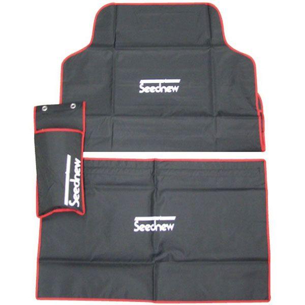 ●収納に役立つ専用収納袋。整備用シートカバーとフェンダーカバーのセット。ナイロン100%S-MF200マグネットフェンダーカバーS-SC200整備用シートカバー専用収納袋