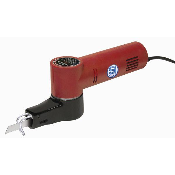 ・持ち運び便利で鉄板、アルミ、樹脂も切れる万能カッター。・作業を妨げないエンストなしのノンストップメカニズム搭載。・振動も少なく疲労低減を実現。無負荷往復数：5,000s.p.m.ストローク長さ：7mmヤスリ取付軸：5φmm消費電力：250...