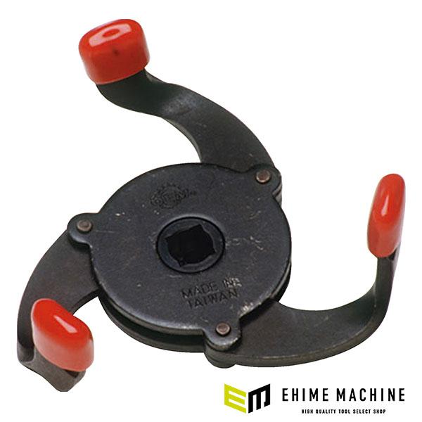 シドクローム(SIDCHROME) 70805 オイルフィルターレンチは、直径58~95mmのオイルフィルターに対応するコンパクトタイプのフィルターレンチです。3/8インチ差込角のラチェットやスピンナーハンドルと組み合わせて使用でき、狭いエ...