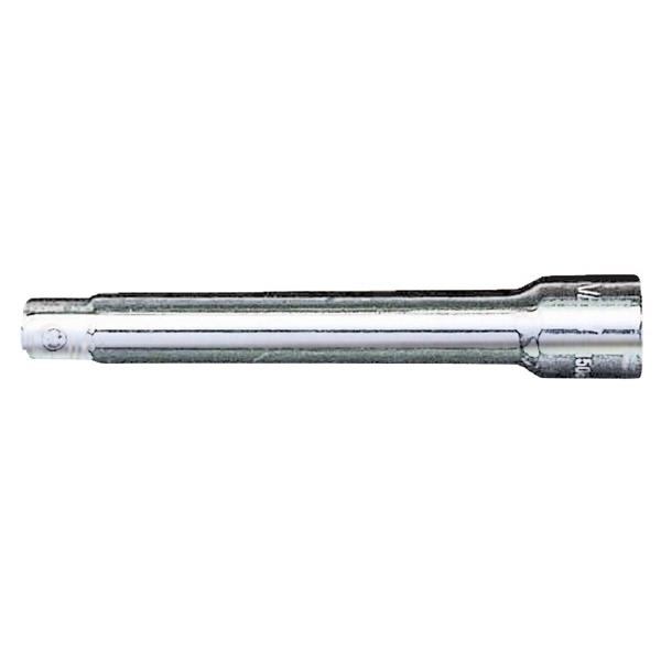 奥まった所での作業に便利なエキステンションバー。滑り止めのローレット入り。【仕様】差込角(SQ)：1/4全長(L；mm)：75軸径(D1；mm)：8ソケット外径(D2；mm)：12質量(g)：33材質：CR-Vメーカー名：SIGNET（シグ...