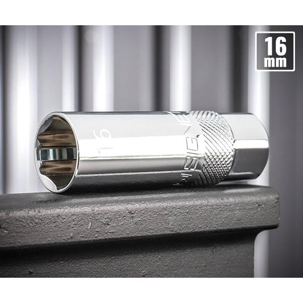 ソケット内部に搭載しているクリップでスパークプラグを保持します。マグネット不使用、鉄塵が引っ付く事がありません。センサー類等の電子機器類にも磁力影響が出ません。【仕様】クリップ搭載型。マグネットで良くあるセンサーへの影響、マグネット自体の破...