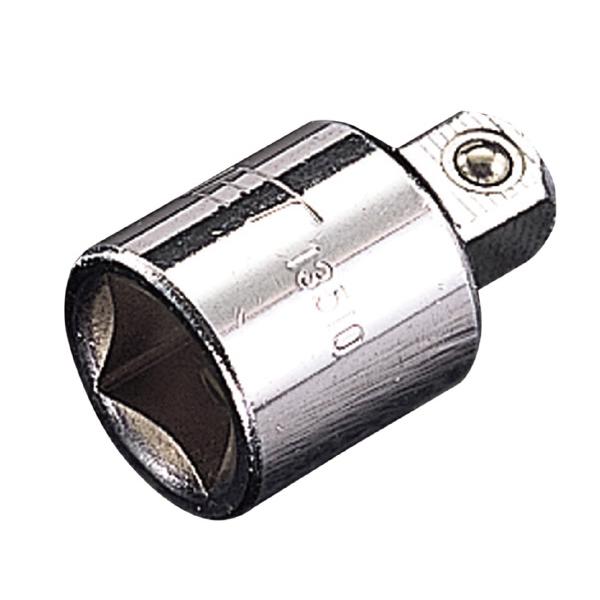 1/2SQのラチェットハンドル等で3/8SQのソケットを使用する際に。【仕様】サイズ(SQ×SQ)：凹1/2×凸3/8メーカー名：SIGNET（シグネット）メーカー品番：13510商品名：13510 1/2DR 1/2X3/8 ソケットアダ...