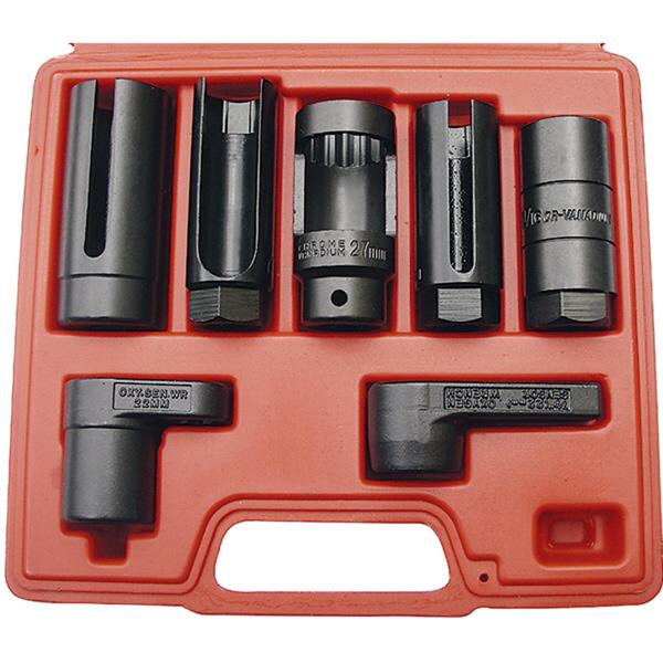 O2センサー等を取り外す専用ソケットセット。【セット内容/付属品】センサーソケット：29mm真空スイッチソケット：7/8"ディーゼルインジェクターソケット：27mmO2センサーソケット：22mm油圧スイッチソケット：1.1/16"オフセット...