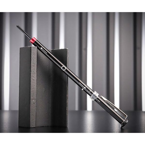 ブレーキパッド、ブレーキシューの残量測定。タイヤの溝を簡単に測定できます。半透明なリングが測定結果を保持します。ばね式です。[使用方法]1.ブレーキパッドにシャフト先端をセットしメモリを確認します。 2.タイヤの溝にセットしてシャフト先端を...