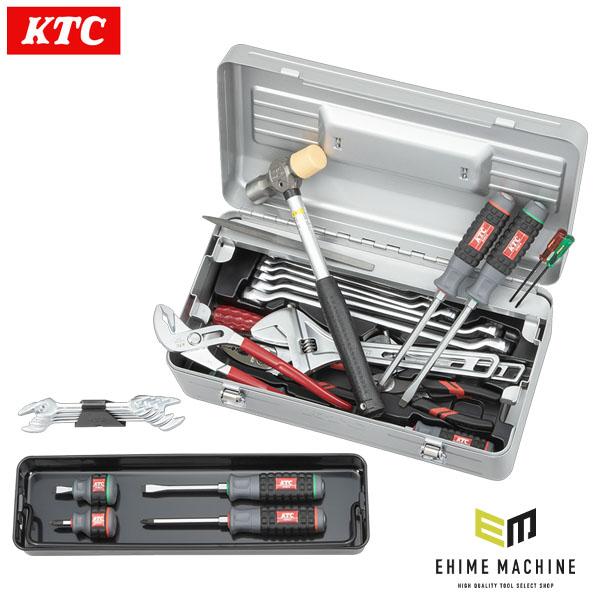 KTC SK0312S 工具セットは、スタイリッシュな片開きメタルケース「EK-3」に、厳選された31点の工具を組み合わせたセットです。自動車整備や機械整備に必要な基本工具を網羅し、トレイ収納にも対応しています。SK0311Sの後継品番です...