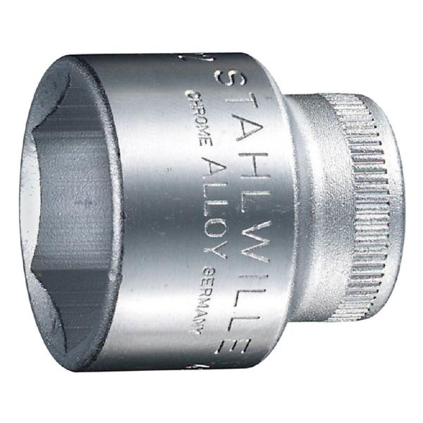 AS-drive(面接触)で、より高品質なHPQシリーズの3/8"SQソケット。6角タイプ。【仕様】差込角(SQ)：3/8サイズ(mm)：12全長(mm)：28ソケット部外径(d1；mm)：16.9差込部外径(d2；mm)：17.5ソケット...