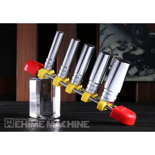 狭い箇所で威力を発揮する6.3sq.シリーズ。 自動車内装脱着作業や、オーディオの取り付け、バイクメンテナンスに最適です！ 6.3sq.ディープソケット（六角）5点セットです。ホルダー付きなので、そのまま工具箱に入れて頂いてもバラバラになら...