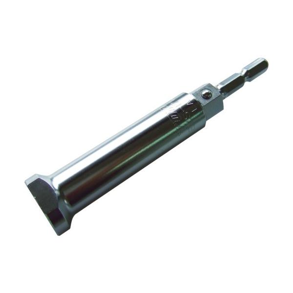 特長：ソケットの口元部分が薄く、小判型に近い形状になっている為、高さの低いハンガーレールにも最適です。13mmソケット対応で手動でも使えます。用途：レースウェイ、高さの低いハンガーレールに。●軸寸法(mm)：6.35●全長(mm)：115●...