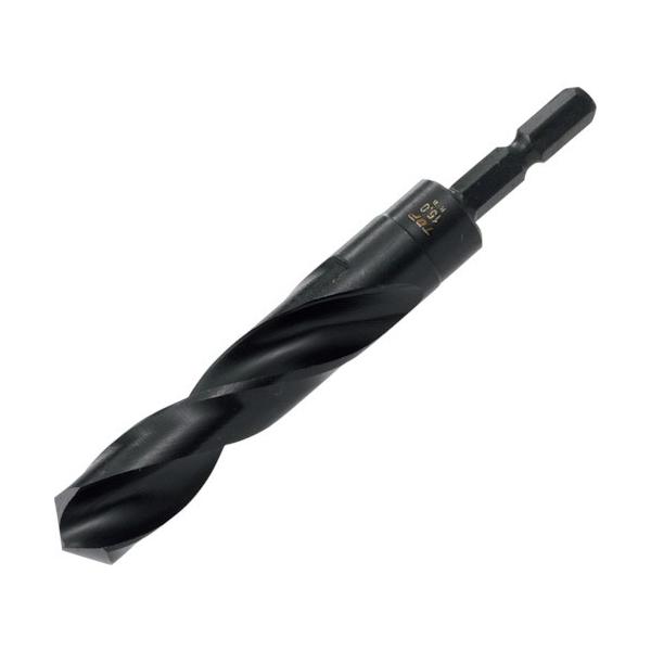 特長：刃先にX型シンニング加工が施されていますので、刃先が逃げず、正確な位置に穴あけができます。六角軸シャンクで電動ドリルにワンタッチで取り付け可能です。鉄・アルミ・銅・木材の穴開けに（下穴開け）最適です。狭く奥深い場所の穴開け作業に最適で...