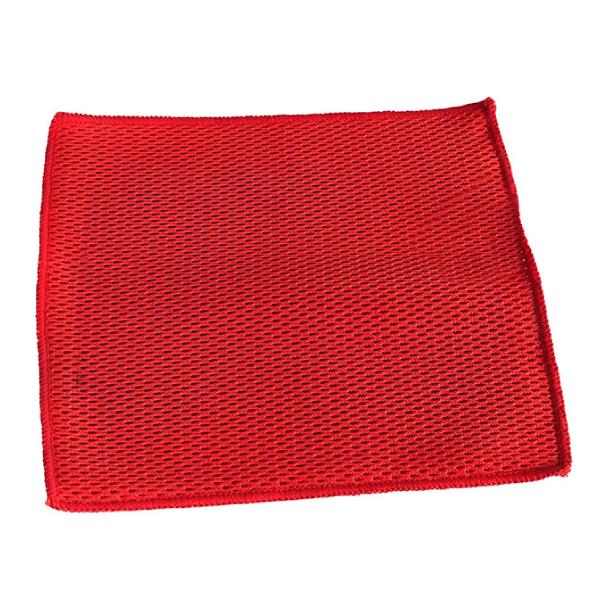 特殊ラバー素材とクロス素材を特殊加工し、均一に配列された網目状の穴を開けることにより空気抜けを向上させ、これまでにない機能性、作業性を実現しました。特殊ラバー面では、鉄粉やペンキミストなどの付着物を容易に除去し、クロス面は洗車時の使用に最適...