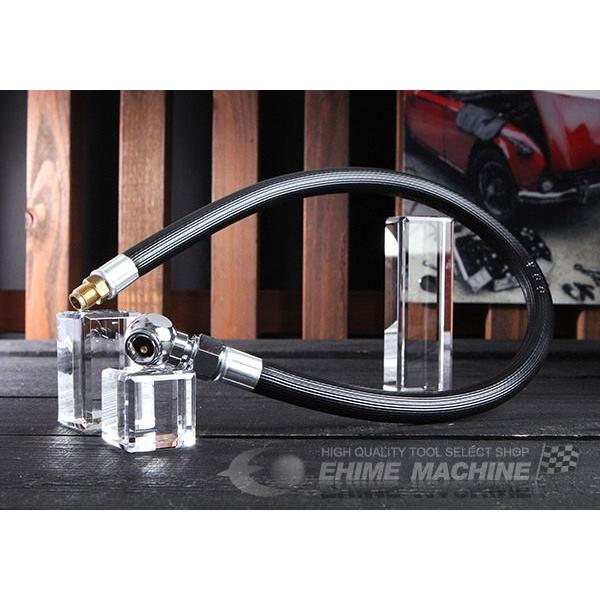 ミシュランタイヤゲージ用バイクチャック付きホース50cmです。「バイクチャック採用オリジナルモデル WD-1975B」に採用している、チャック付きホースです。WD-1991(1200KPa）、WD-1975（600KPa）、WD-1999用...