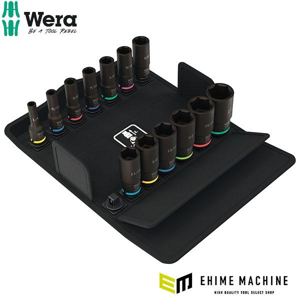 「狭い・深い・固い」インパクト作業の悩みを、ロングディープ＋高耐久でまとめて解決するWera Impaktorソケットセットです。【仕様】メーカー品番：005581Wera品番：05005581001JAN：4013288233912差込角...