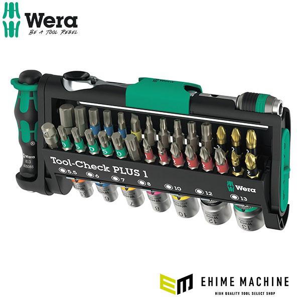 携帯性と即戦力を一つに。Wera「Tool-Check Plus 1」は、手動・電動の両方に対応する39点の超コンパクトツールセット。落とし鍛造スチール製の1/4"ビットラチェットは60歯・小戻り角6°で狭所も快適、ラピダプターでビット交換...